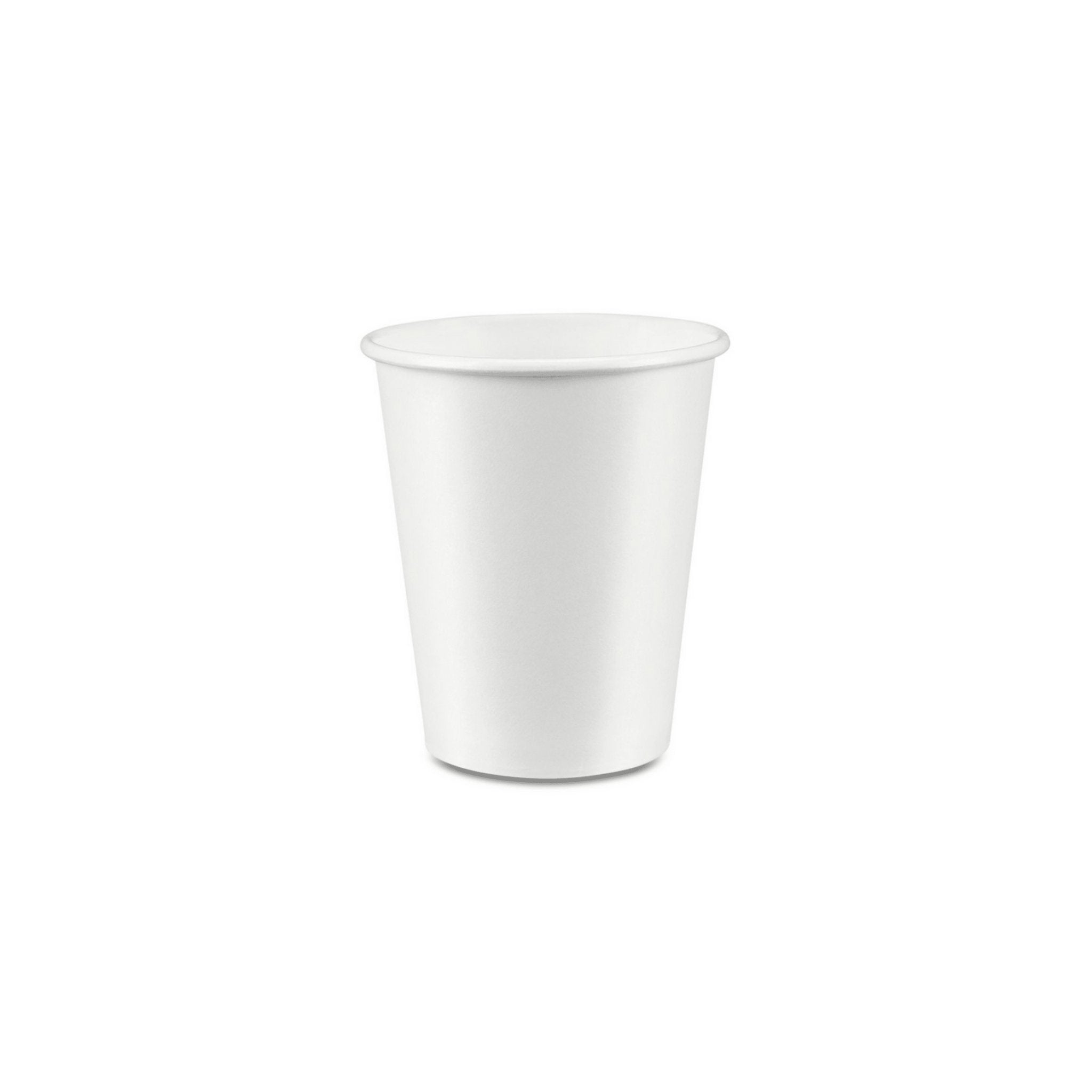 10oz Paper Cup, Single Wall, 90mm, White, 1000pc – Feast Source