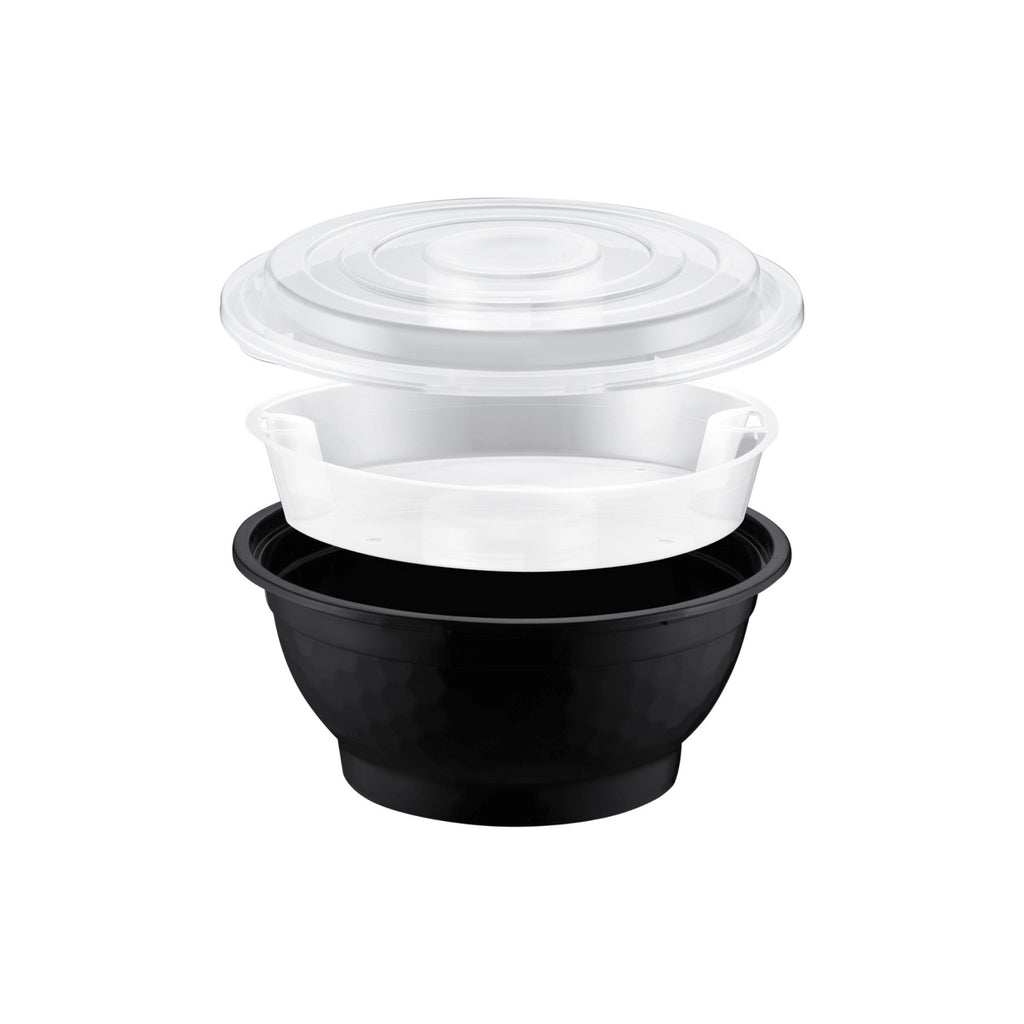 BUNDLE: 50oz Microwaveable Noodle Bowl with Insert and Lid, 240 Sets – Feast Source